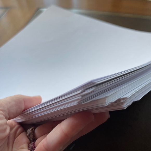 Art | 8100 Sheets Of White Scrapbook Paper | Poshmark